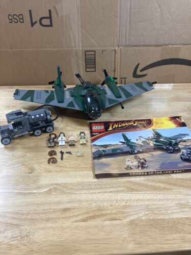 LEGO INDIANA JONES Fight on the Flying Wing 7683 Incomplete RARE! | eBay