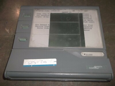 JOHNSON CONTROLS AS-ZTU100-1 METASYS ZONE TERMINAL DISPLAY 24 VAC REV D ...