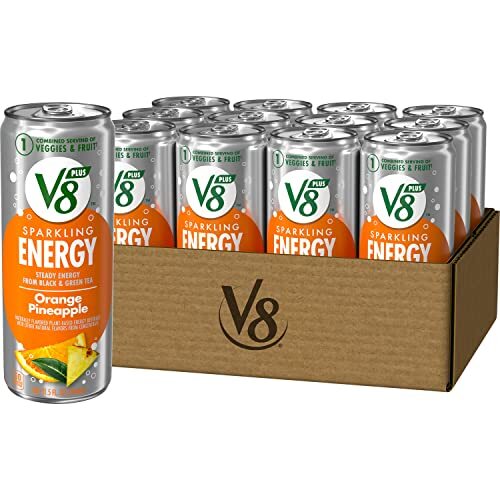 +SPARKLING ENERGY Orange Pineapple Energy Drink, Made with Real ...
