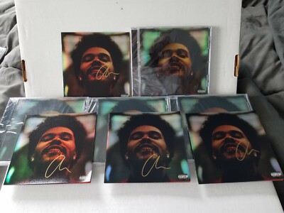 Rare The Weeknd Autograph After Hours Signed Holographic Booklet ...