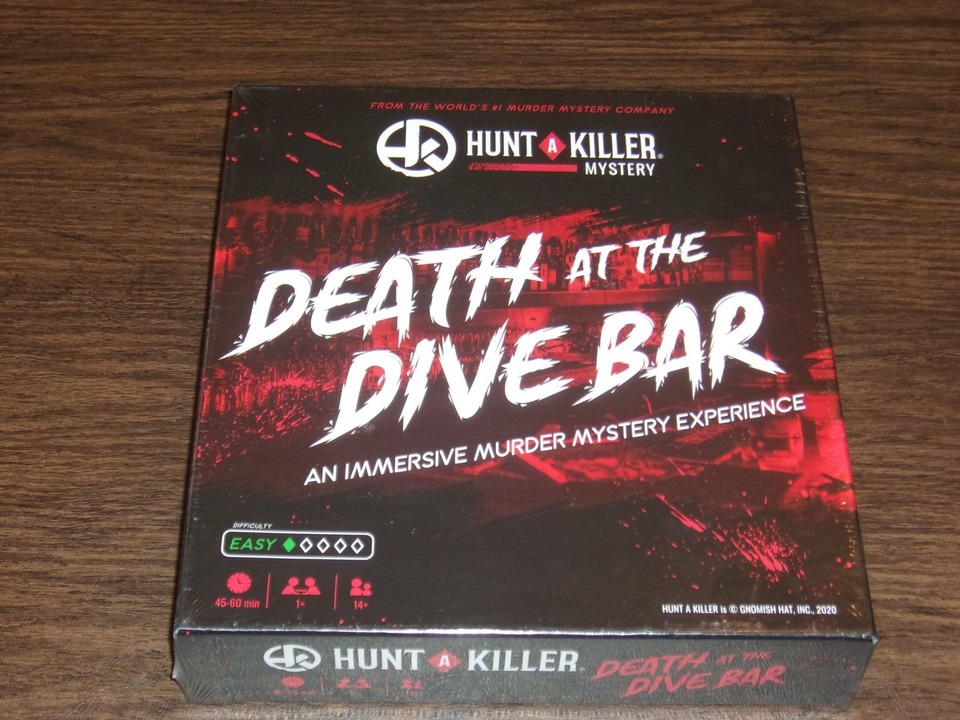 NIB 2020 Hunt A Killer Mystery Death At The Dive Bar Game Immersive ...