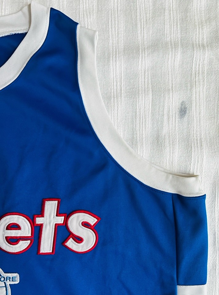 Majestic Hardwood Classics Throwback Jersey Baltimore Bullets MBA Men’s ...