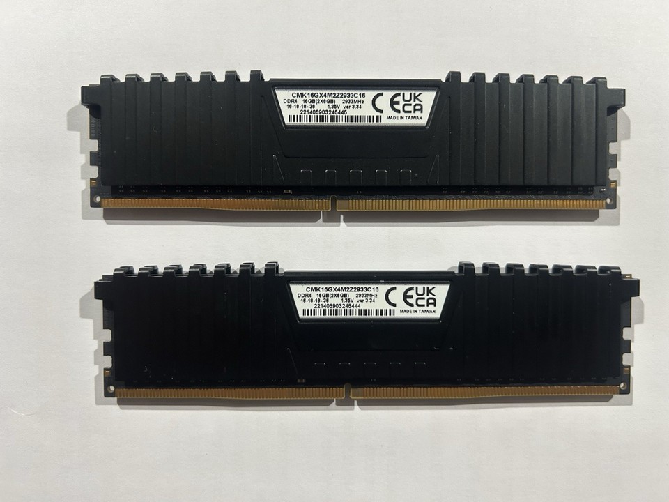 Corsair Vengeance LPX DDR4 16GB (2x8GB) 2933MHz DIMM RAM ...
