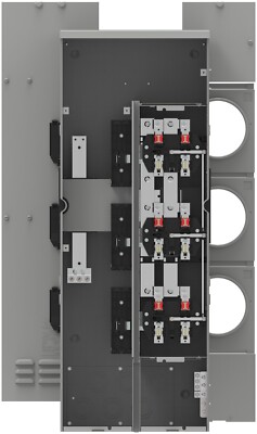 Siemens WMM31225 Power Mod 3 Gang Meter Stack 1PH IN 1PH OUT NEW 225amp ...