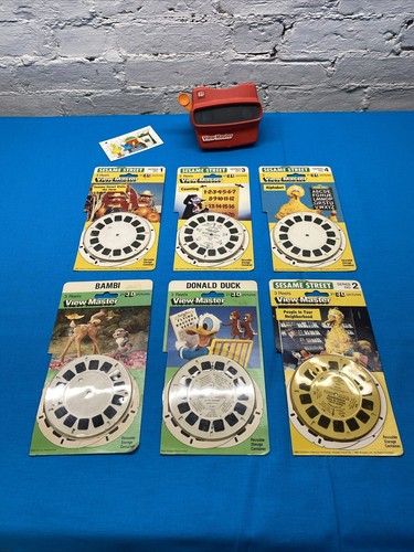 View Master Reel 3d Collection Lot 80s tv shows Sesame Street Disney ...