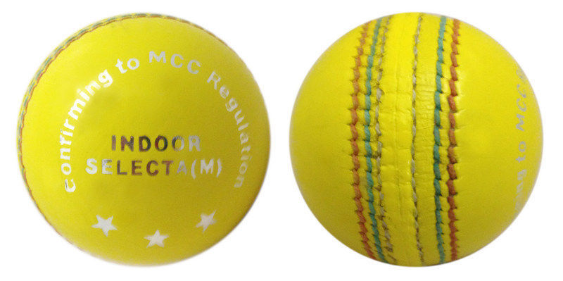 INDOOR LEATHER MENS CRICKET BALLS YELLOW CRICKET BALL | eBay