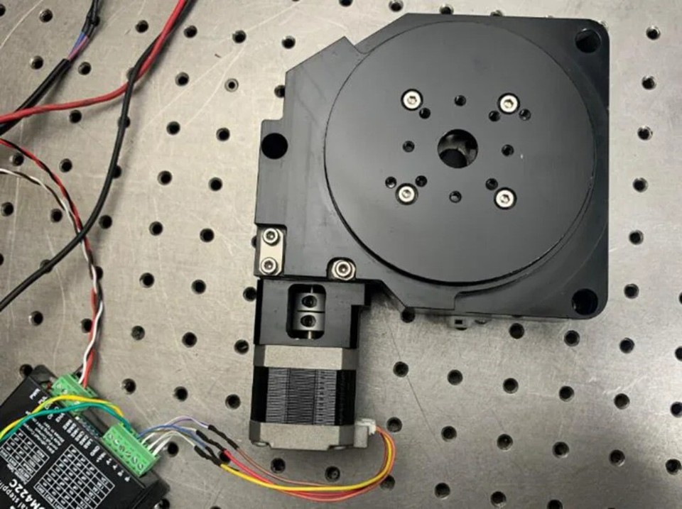 Ultra-thin Electric Rotary Table CNC Indexing High Precision Turntable ...