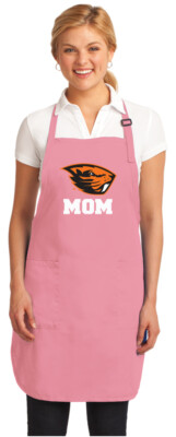 Oregon State Mom Apron CUTE OSU BEAVERS MOM APRONS ADJ NECK & POCKETS ...