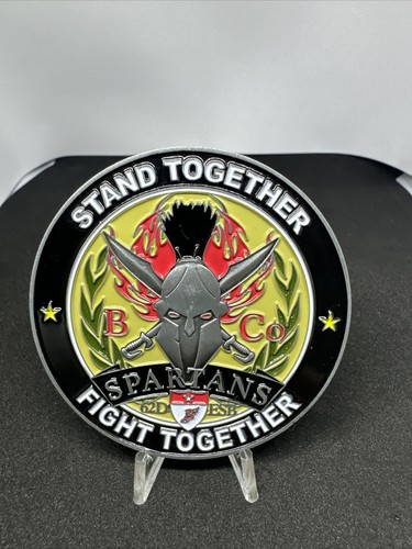 "STAND TOGETHER, FIGHT TOGETHER" SPARTANS 62 ESB CHALLENGE COIN | eBay