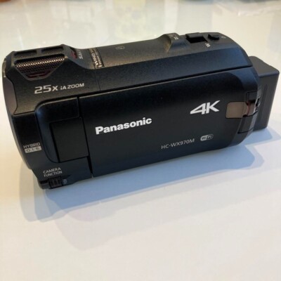 Panasonic 4K Video Camera Wx970M Wipe Take Camcorder 447G Black Hc ...