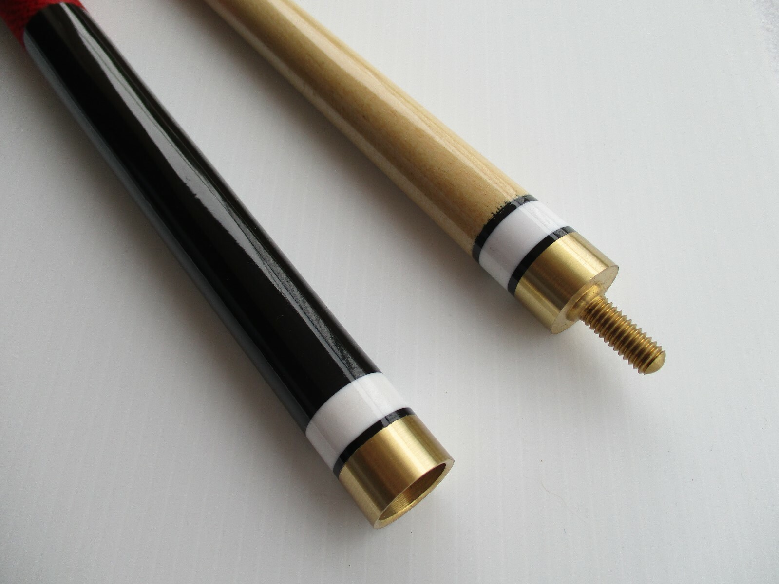 4pce Adjustable Wieghts Billiard Cue Pool or 57" Maple Snooker Cue must ...