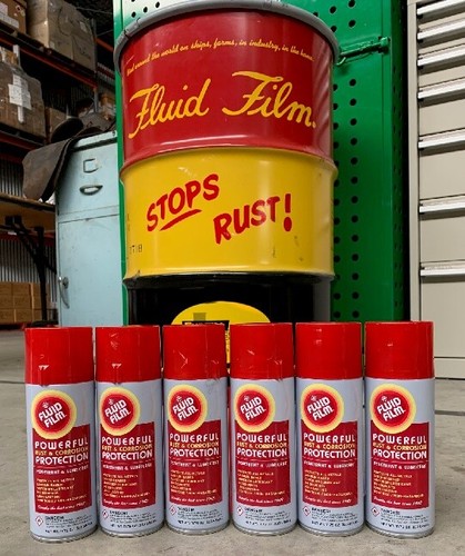 FLUID FILM - RUST PREVENTATIVE, ANTI CORROSIVE & LUBRICANT - 6 spray ...