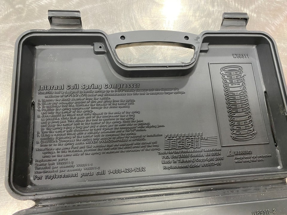 performance tech internal coil spring compressor w89311 | eBay