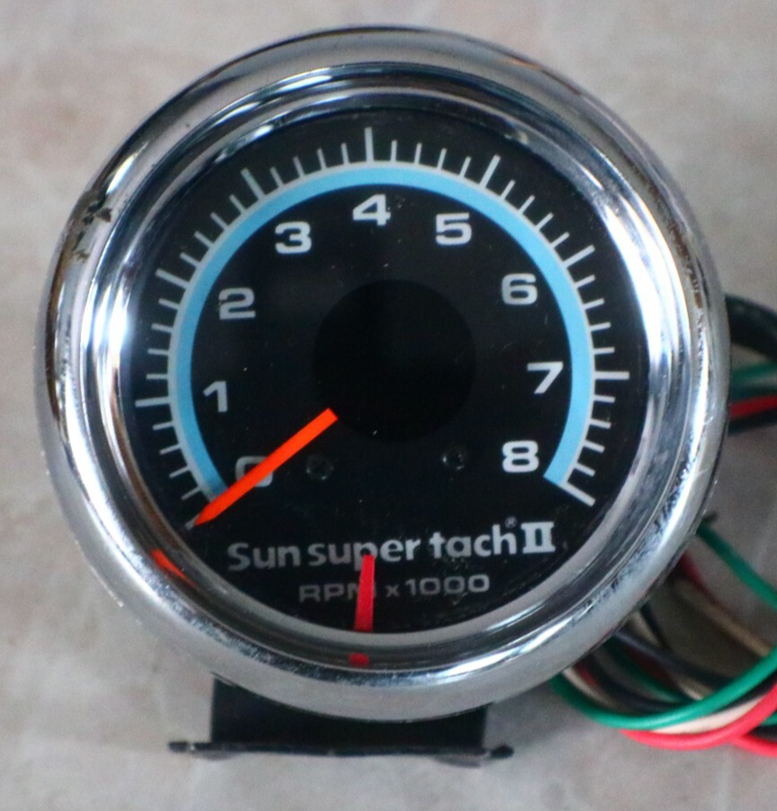 vintage sun super tach 2 tachometer 8,000 rpm | eBay