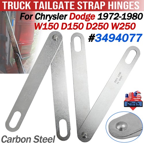 2PCS Tailgate Hinge Straps 3494077 For Dodge Ram W150 D150 W250 D250 ...