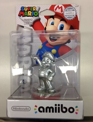 Nintendo Super Mario Edition - Silver Mario Amiibo *BRAND NEW! Factory ...