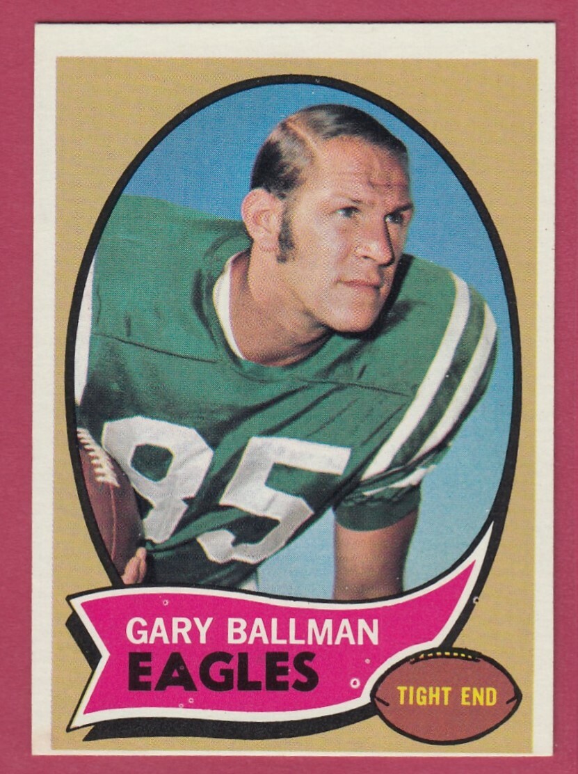 1970 Topps Football #47 Gary Ballman -- Eagles -- Box 726-739 | eBay