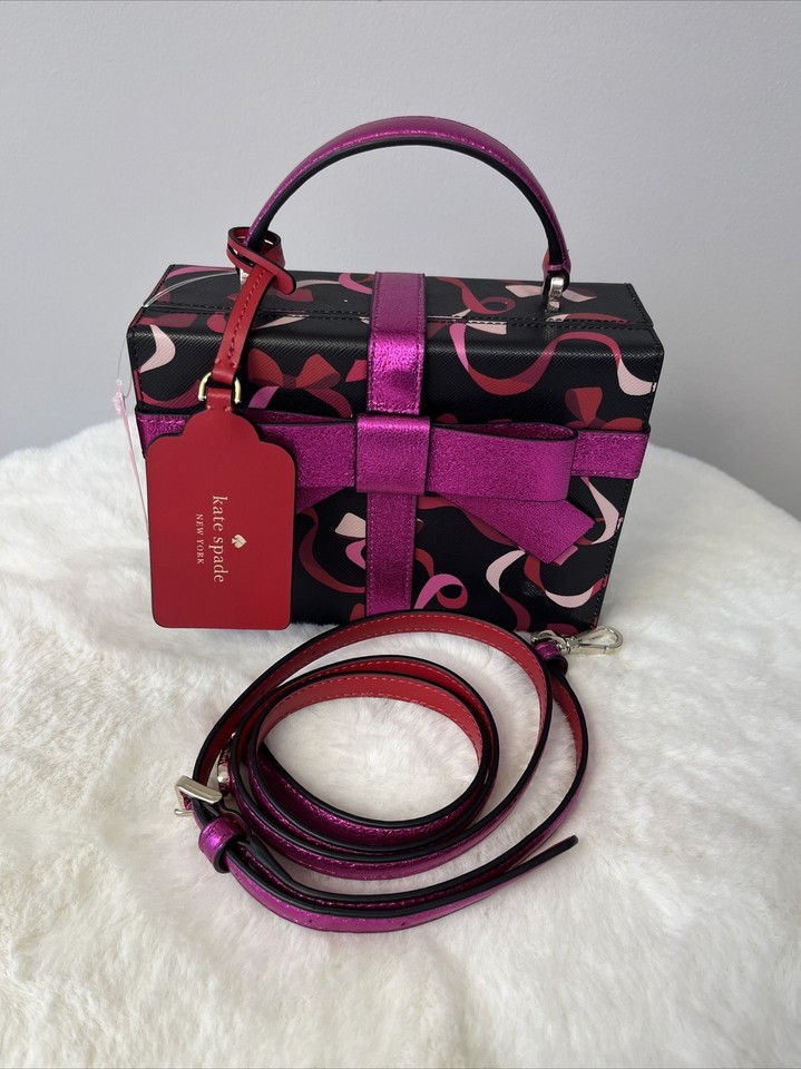 NEW Kate Spade Other Wrapping Party Ribbons Gift Box Crossbody Bag ...