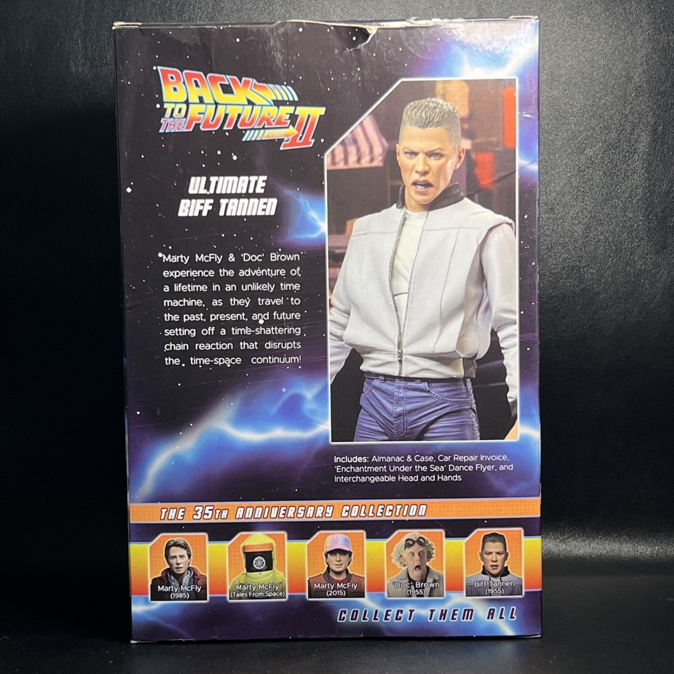 NEW - Never Used - Back To The Future SPORTS ALMANAC Biff Tanner Action Figure | eBay