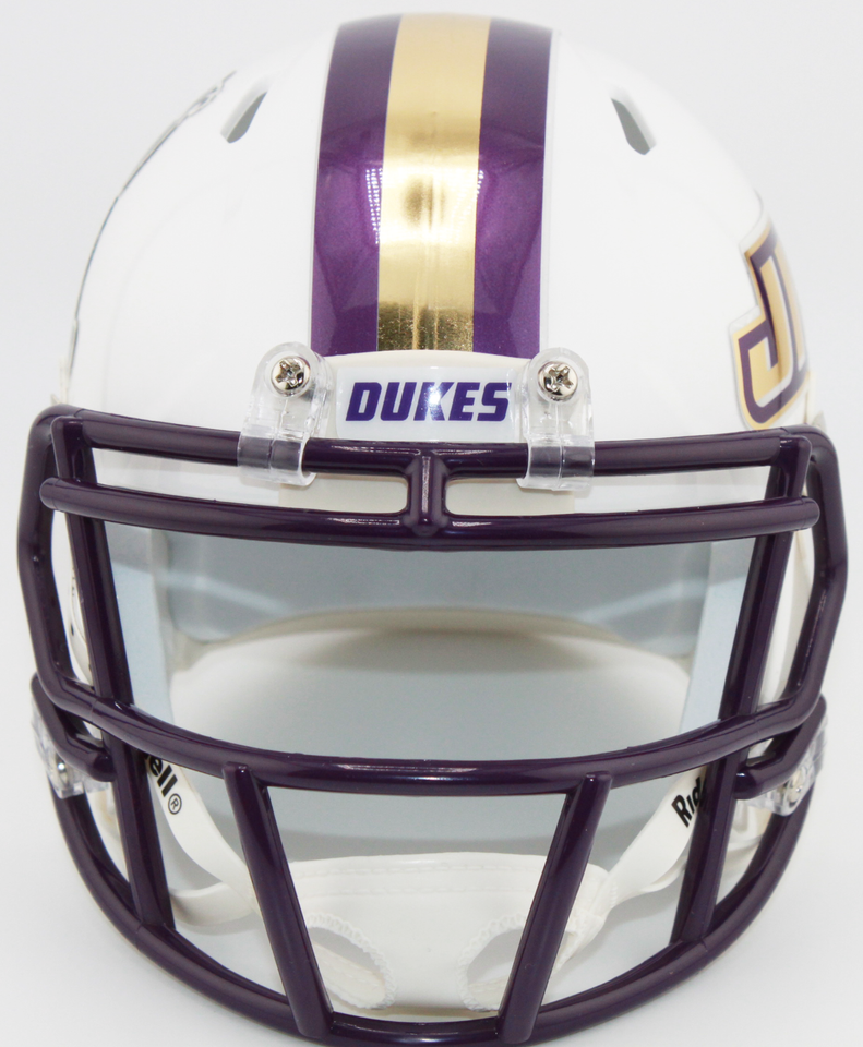 2025 James Madison JMU Dukes Custom Riddell Mini Helmet vs WSU - Black ...