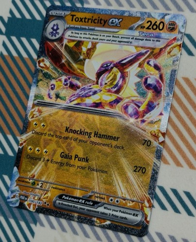 Toxtricity EX Holo 100/182 Pokemon Paradox Rift NM Fast Shipping | eBay