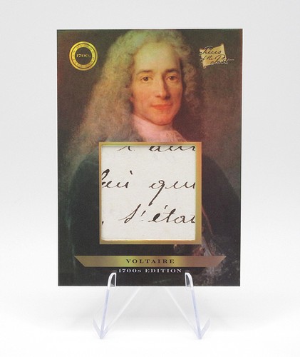 Voltaire 2024 Pieces of the Past 1700's Jumbo Hand Written Relic ...
