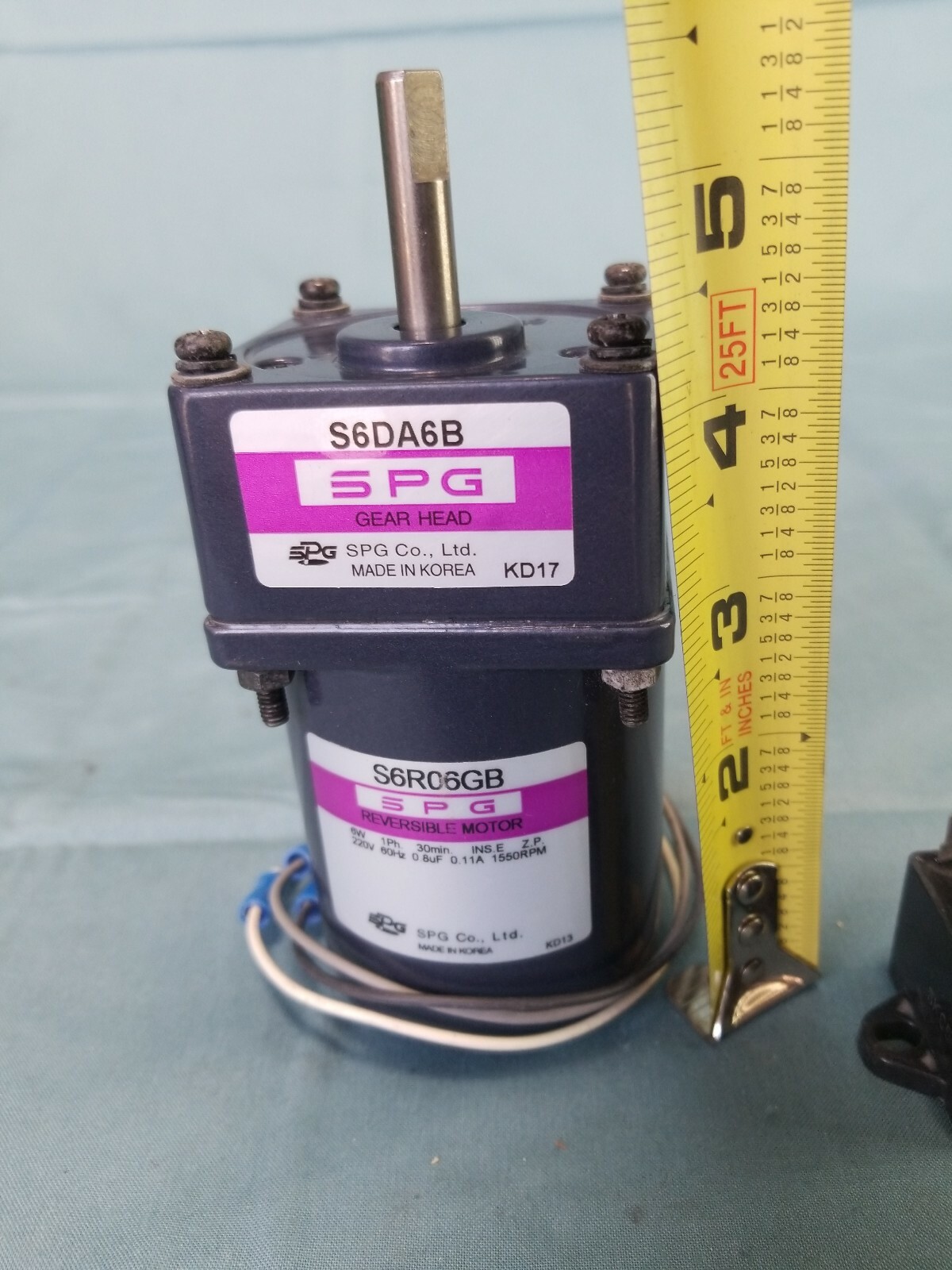 One SPG Speed Control Motor S6R06GB & Gear Head S6DA6B | eBay
