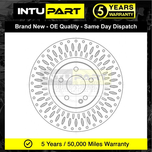 Fits Mercedes Vito V-Class 2.0 CDi 2.1 D IntuPart Front 1x Brake Disc ...
