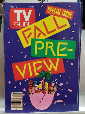 TV Guide Fall Preview 1988-1989 Issue - Sacramento Edition - Good ...