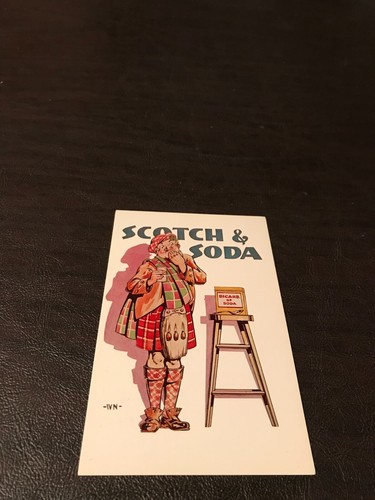 HUMOR - SCOTCH & SODA - UNPOSTED POSTCARD | eBay