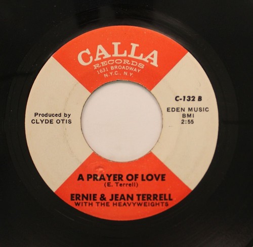 Ernie & Jean Terrell - Soul/ Funk 45 - A Prayer Of Love / Grandpa'S ...