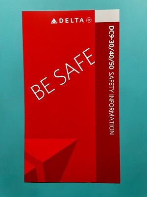 DELTA AIRLINES SAFETY CARD - DC9– 2009 | eBay