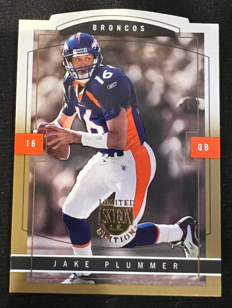JAKE PLUMMER Denver Broncos 2003 Skybox LE Gold Proof #35 NFL #016/150 ...