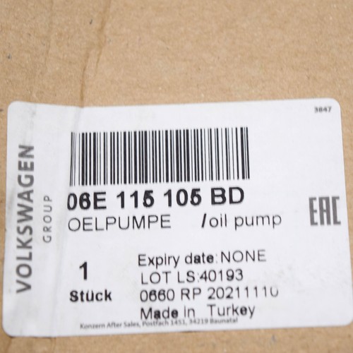 Genuine OEM Engine Oil Pump for Audi 06E115105BD for sale online | eBay