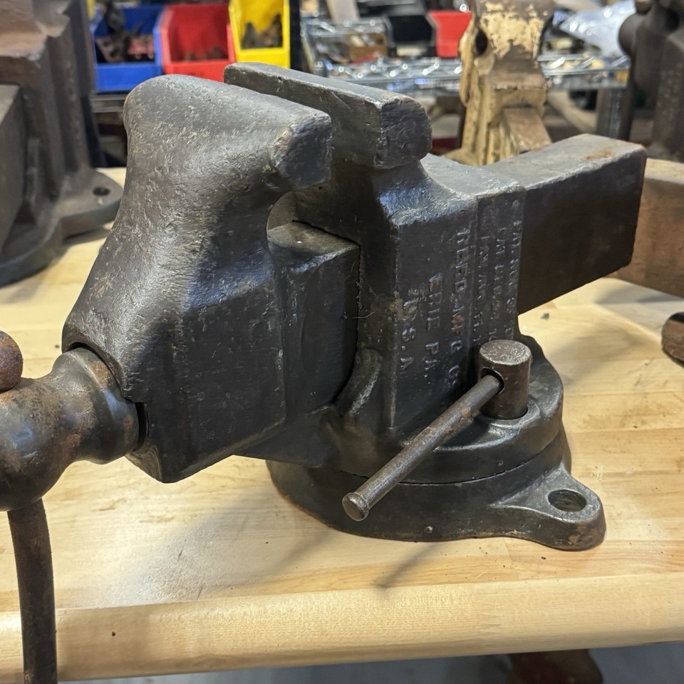 Vintage Reed 204 1/2 Vise - 4.5” Jaws - As Found Great Shape | eBay
