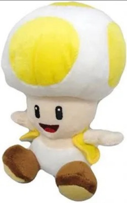 Nintendo New Super Mario Bros. Wii Yellow Toad 7" Plush Great Plush! | eBay