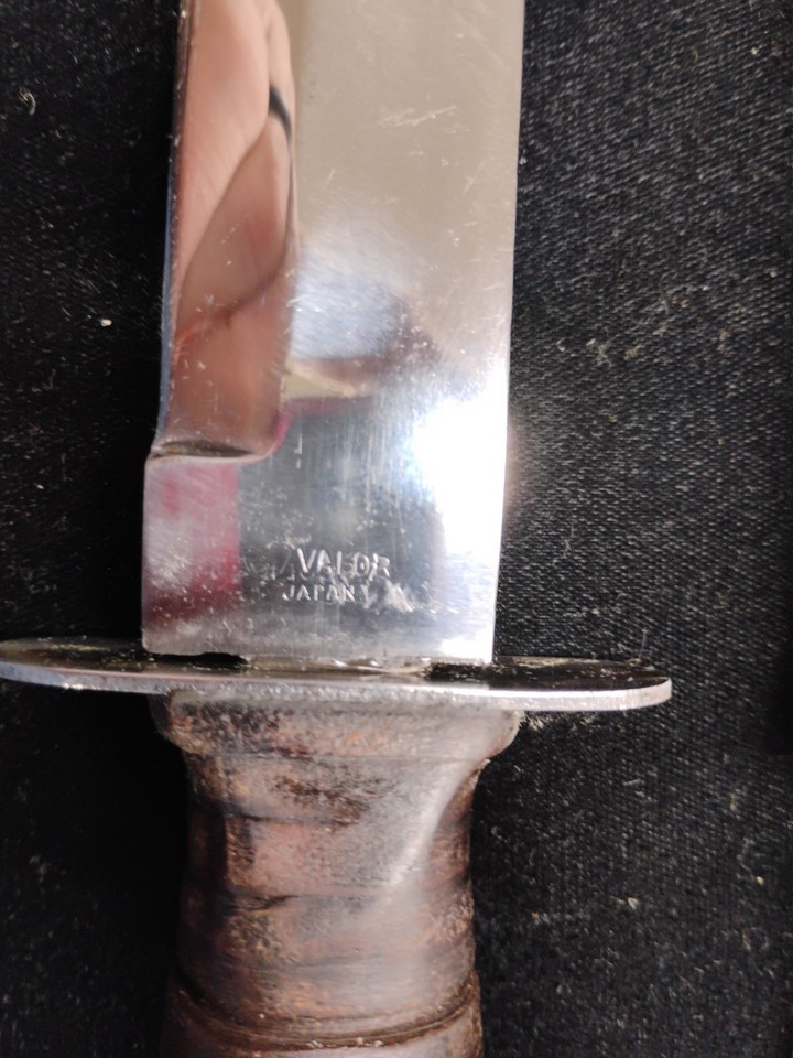 Rare Vintage Vietnam Era Valor Combat/Fighting Fixed Blade Knife | eBay