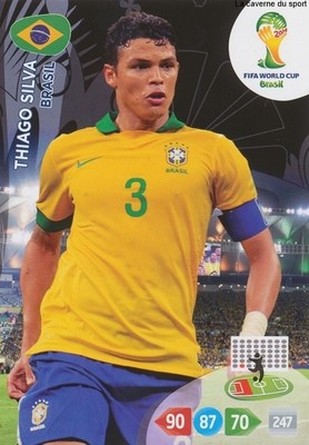 051 THIAGO SILVA # BRAZIL PANINI CARD ADRENALYN WORLD CUP BRAZIL 2014 ...