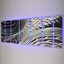 Color Changing LED Modern Abstract Metal Wall Art Sculpture Painting ...