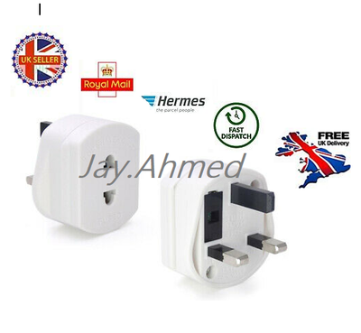 A-Grade Shaving Adaptor Toothbrush Plug Adapter Epilators UK To 2 Pin 3 ...