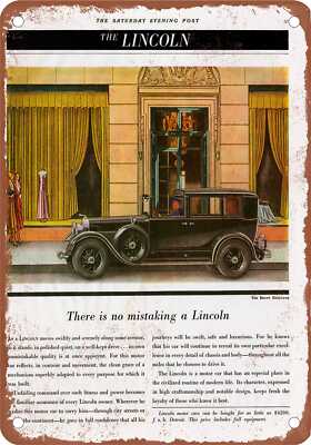 METAL SIGN - 1931 Lincoln Vintage Ad 09 - Old Retro Rusty Look | eBay