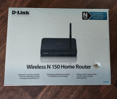 D-LINK WIRELESS N 150 ROUTER DIR-601 150 Mbps 4-port W/ Box Tested ...