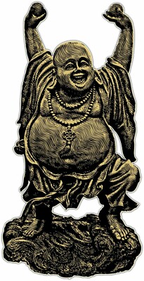 Buddha China Car Bumper Window Sticker Decal 3"X6" | eBay