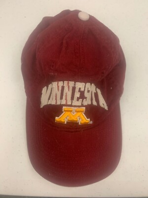 Minnesota Gophers Hat Cap Adjustable Maroon Gold Pre Owned HT13+126 | eBay