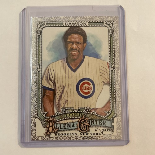 2025 Topps Allen & Ginter Silver Filigree #301 Andre Dawson Chicago ...
