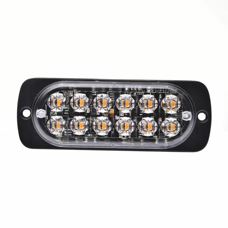 QUAD 12v Amber LED Side Light Marker Indicator for DAF SCANIA VOLVO ...