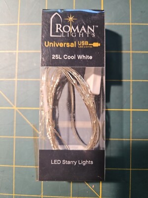 ROMAN LIGHTS, 25L COOL WHITE, LED STARRY LIGHTS, NEW UNOPENED | eBay