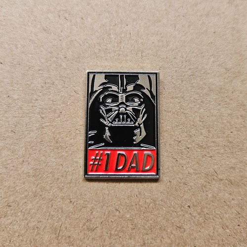 #1 DAD Darth Vader Enamel Pin - Star Wars - Science Fiction - Father | eBay