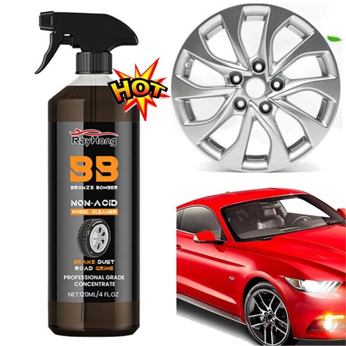 Bronze Non-Acid Wheel Cleaner Non-Acid Truck & Car Tough Wheel Cleaning ...