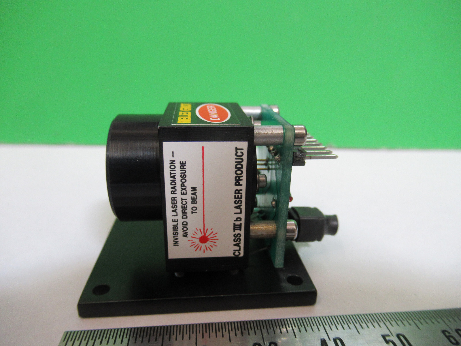 OPTICAL DIODE LASER 80mW MELLES GRIOT OPTICS AS PICTURED #H3-A-01 ...